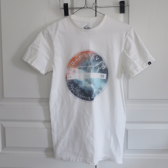 Quiksilver | Shirts & Tops | Quicksilver Boys 0 Cotton White Tee | Poshmark